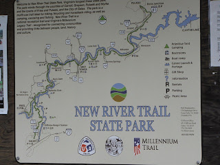 Crossing the Middle River: Riding the New River Trail