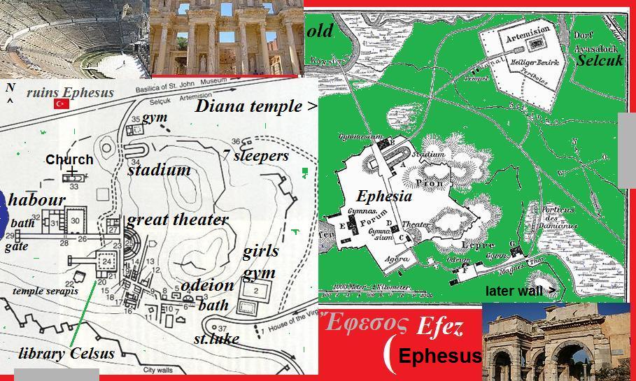 all earthlings together blog: line map overview Ephesus-Efez (position ...