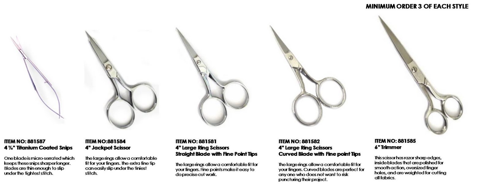 Simplicity Creative Group: Unique Scissor Collection and Buckle Collection