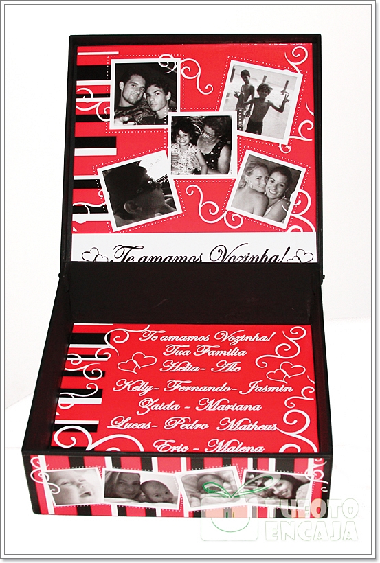 TU FOTO EN CAJA: CAJA PERSONALIZADAS (CUADRADAS)