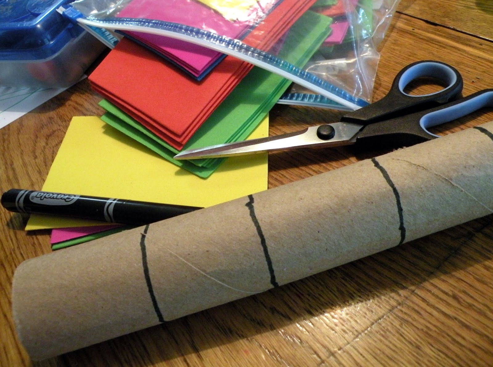 The Fantastic Five: Geography/History: Paper Towel Totem Poles