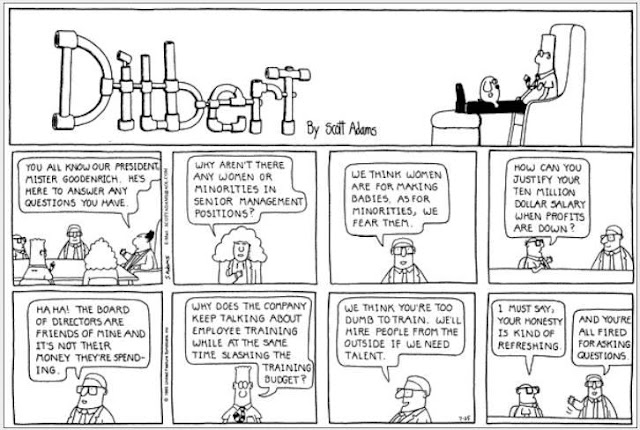 From nowhere to somewhere...: Career Path and Dilbert Zone.