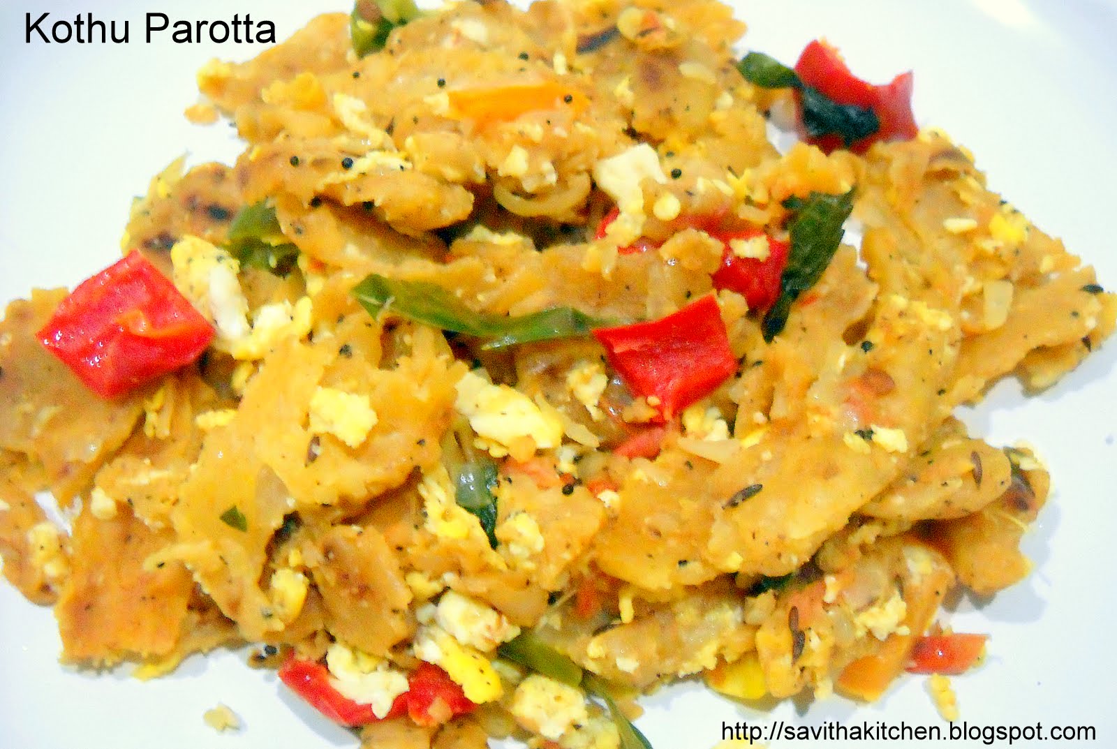 Savitha's Kitchen: Egg Kothu Parotta and a link to madurai kothu ...