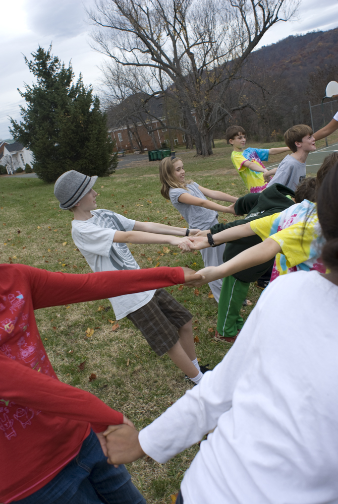 Tandem Friends School 6th Grade News: 5th and 6th Grade Team-Building Games