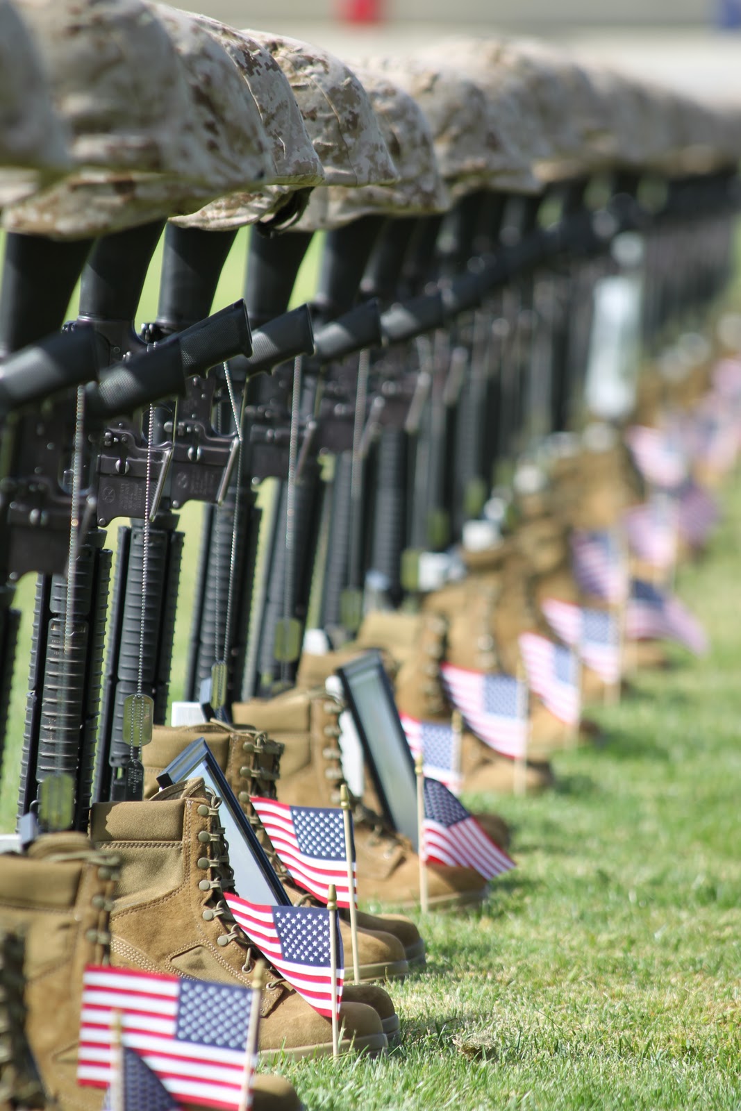 Gazing at the Flag: 74 Fallen Marines Remembered