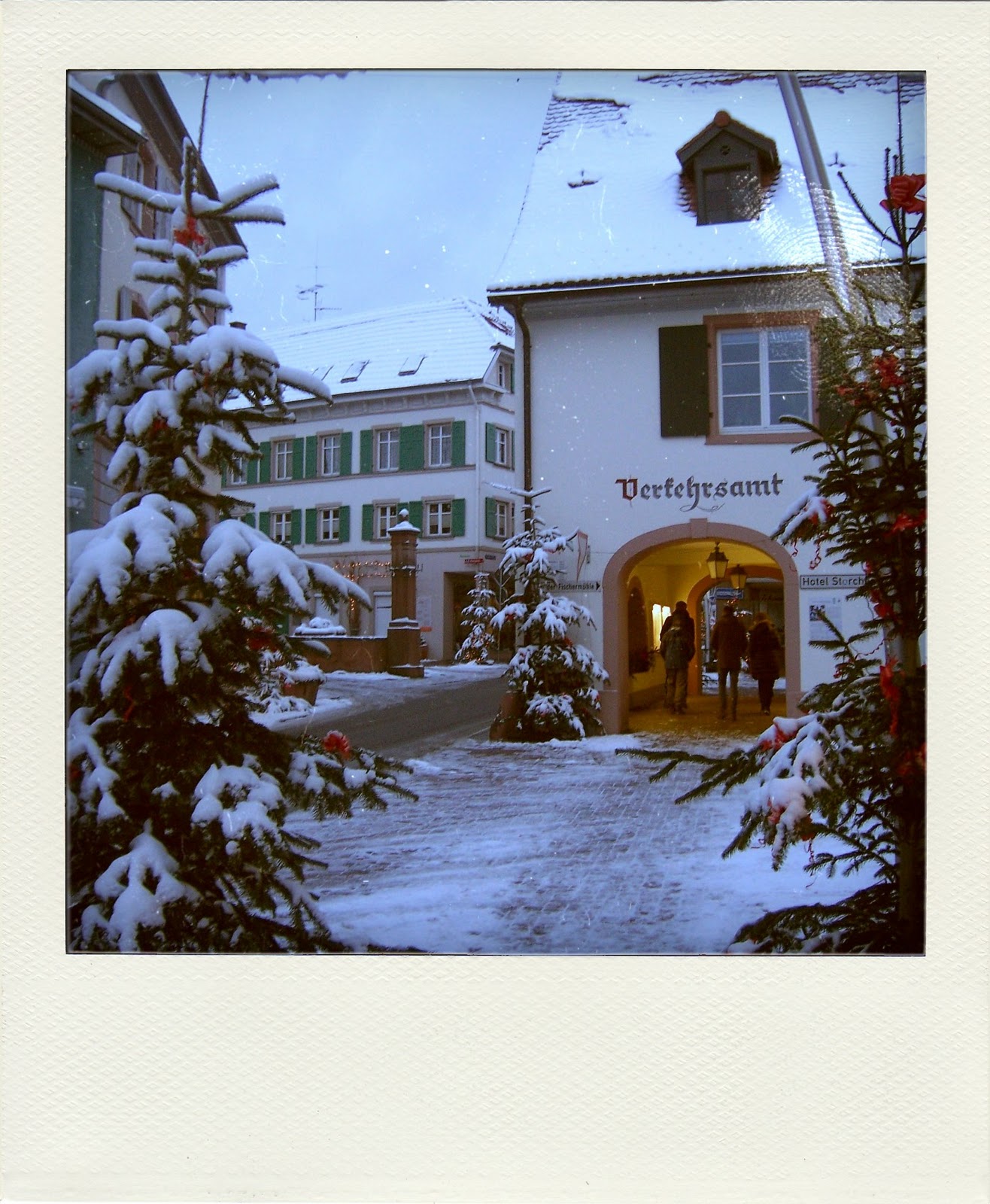 The Paris Market & Brocante: Polaroids from Paris: {German Snow Scene}
