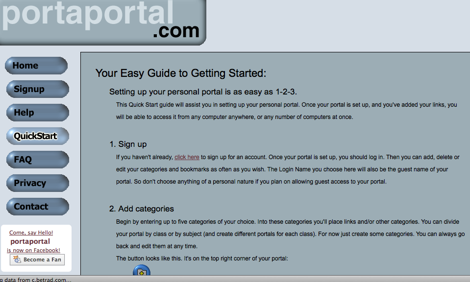 You Can Do Tech: Site Sharing with Portaportal