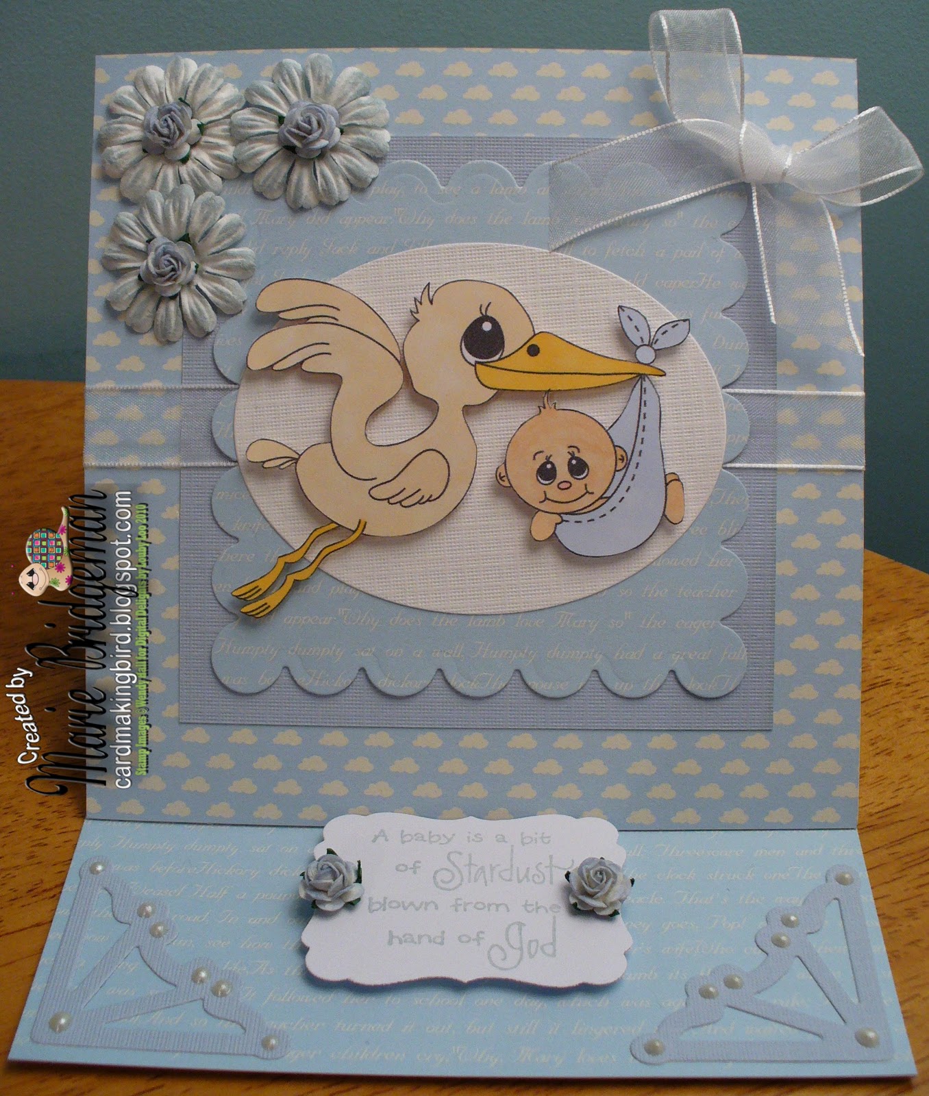 Cardmakingbird: Delightful Challenge DT Card - New Beginnings