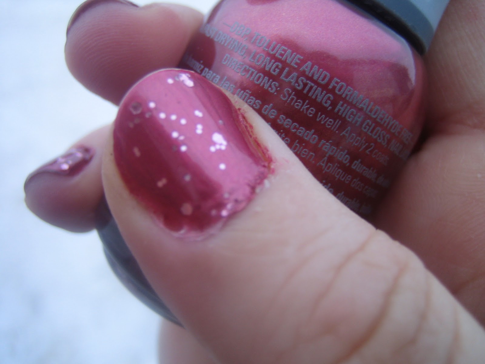 Alikat789 Nail art: Shimmering Mauve & CND Shimmer Copper