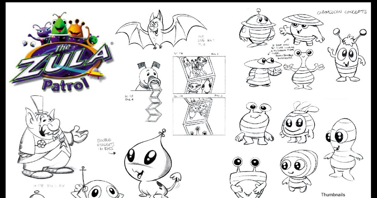 Darrel Bowen Media, Inc.: Zula Patrol Character and Prop Designs for ...