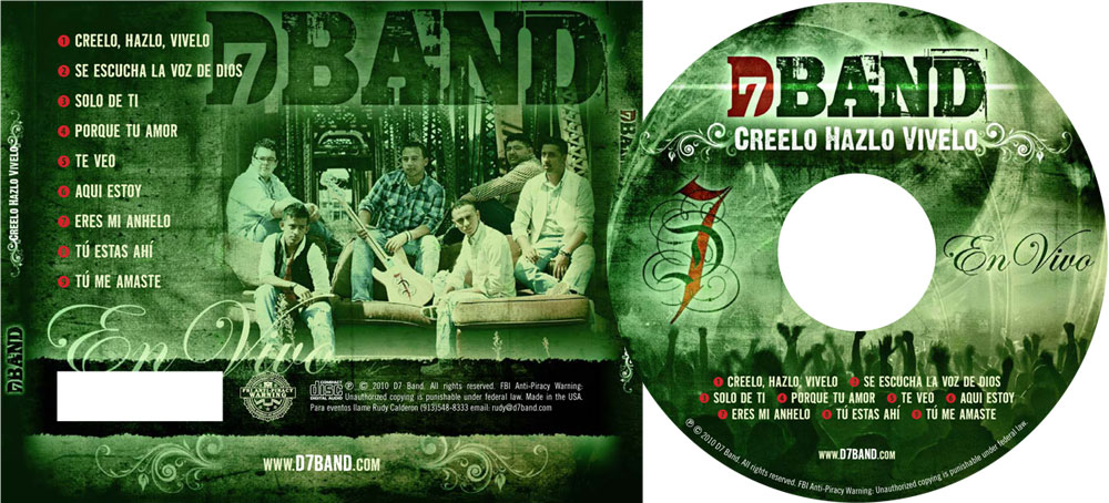 Fernando Creative Design: d7 Band Christian cd art graphic designer ...
