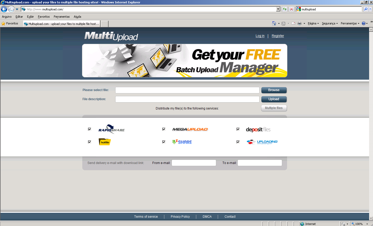 Faça Upload de Arquivos em Vários Servidores ao mesmo tempo e ...