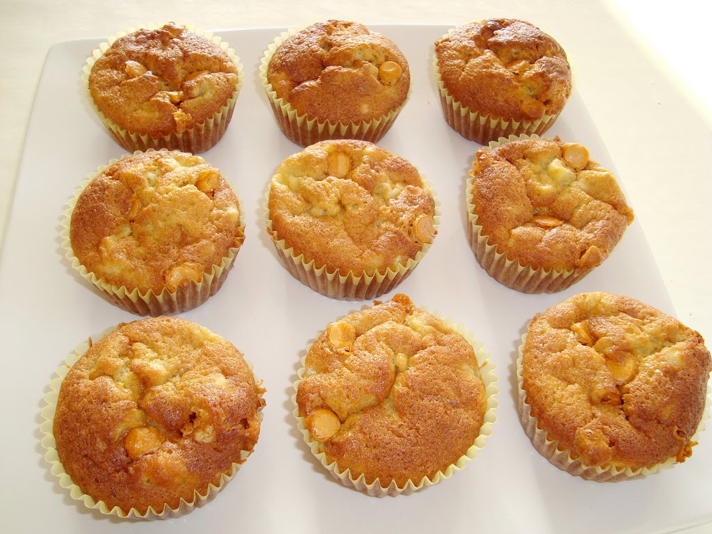 Banana Butterscotch Muffins