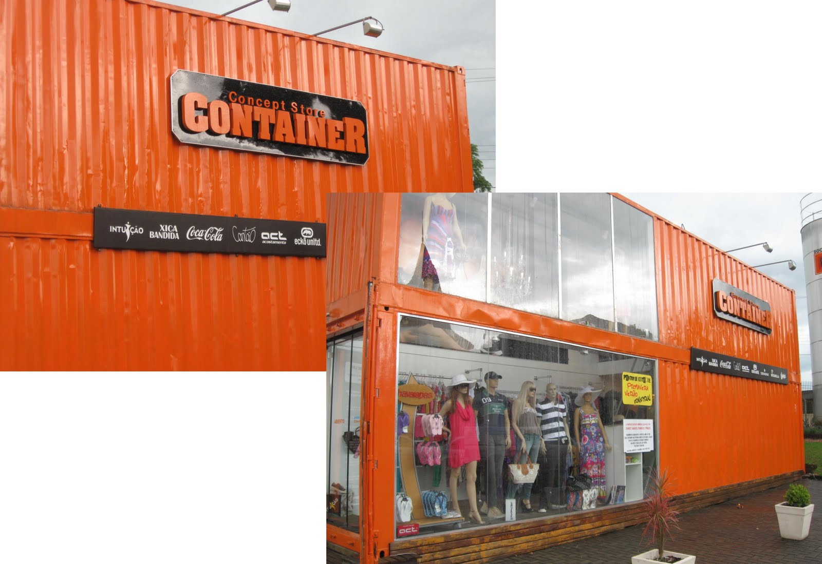 That's HOT and GLAM!!: Novo estilo de loja: Container!!!