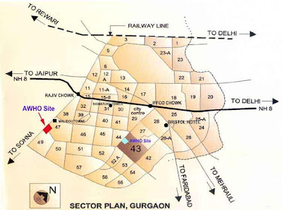 Gurgaon Sector Layout Map