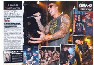 Georgia's Media Blog: Kerrang Double Page Spread