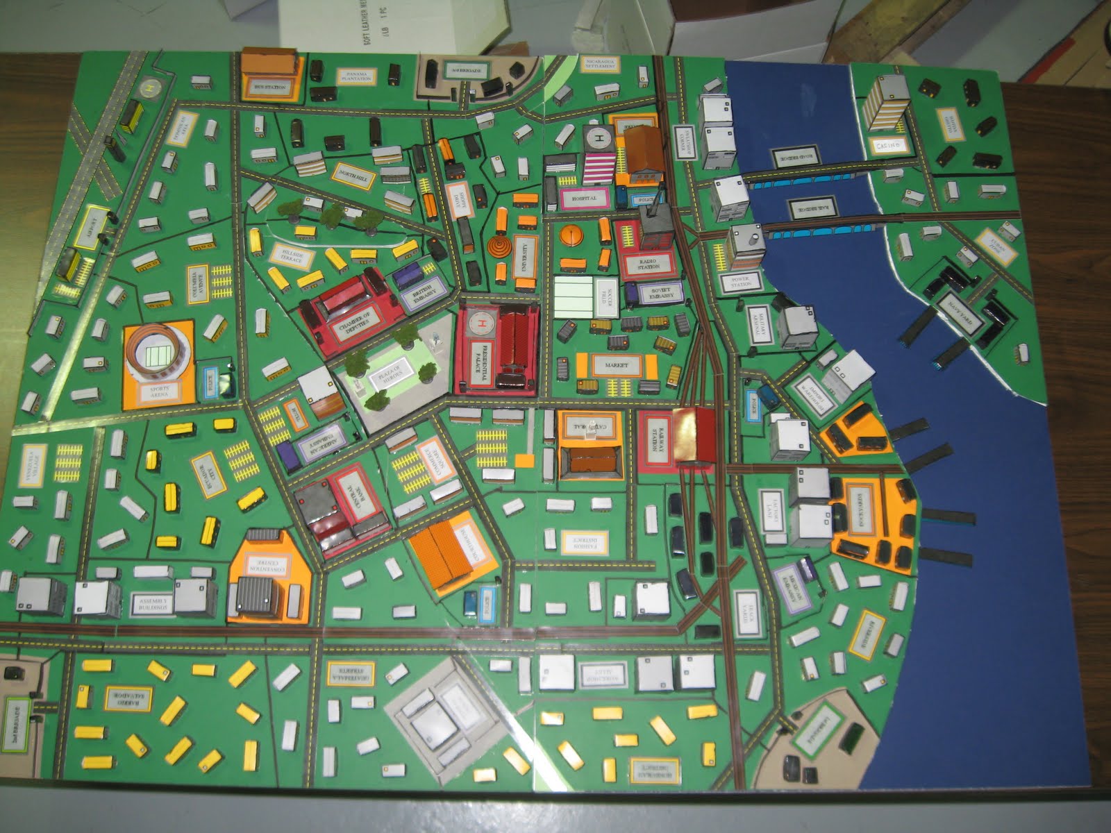 PROUD SHIPS: Project Complete: 3D Mapboard for Junta