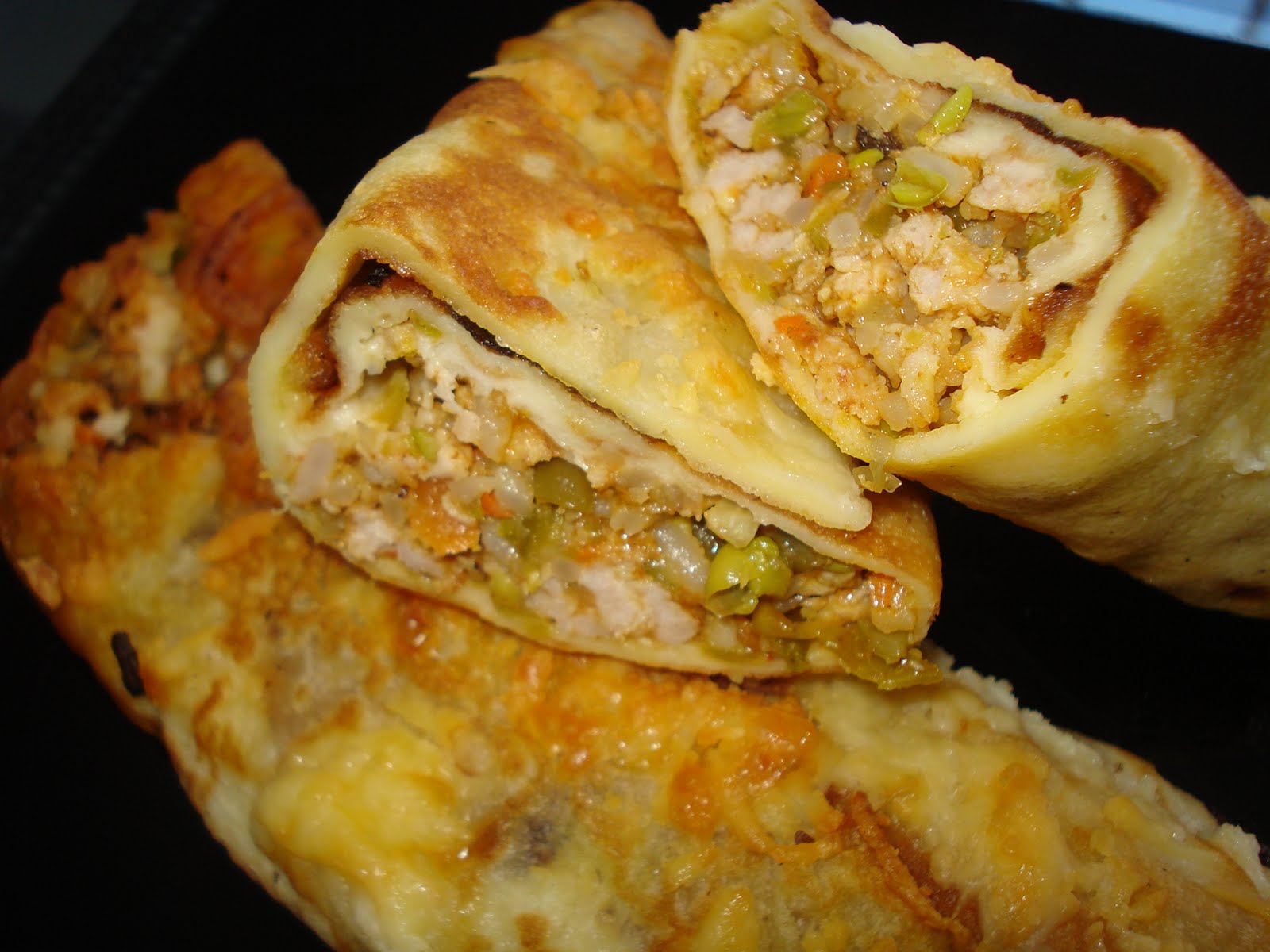 Krisly köögis-Soolased toidud: Täidetud pannkoogid