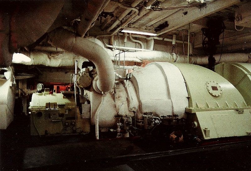 EagleSpeak: Sunday Ship History: Ship Propulsion - Steam Turbines