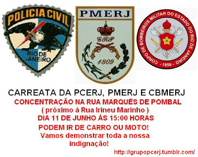 COTURNO CARIOCA: PCERJ, PMERJ E CBMERJ - SOMANDO FORÇAS