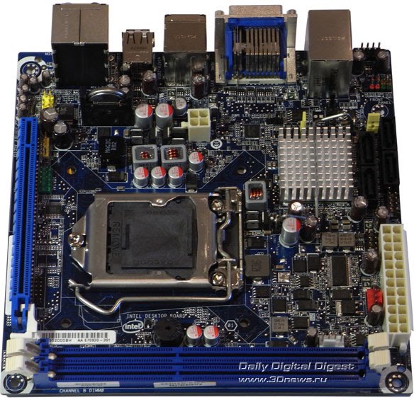 yuri muhin: Mini-ITX плата Intel DH57JG на чипсете Intel H57 ...