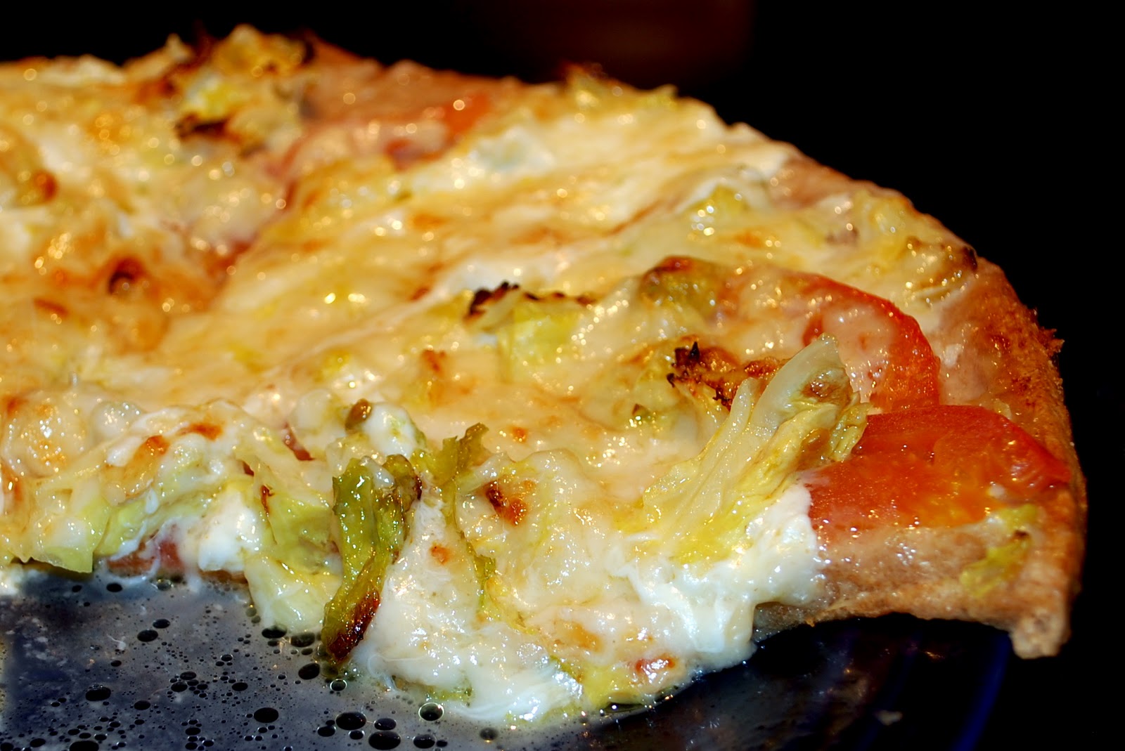 The Skillet Takes: White Pizza with Cabbage