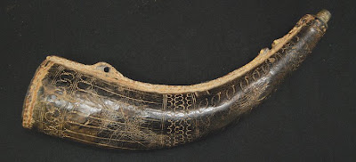 A Woodsrunner's Diary: French Engraved Powder Horns.