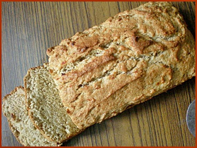 in love with food: EGGLESS BANANA TEA BREAD