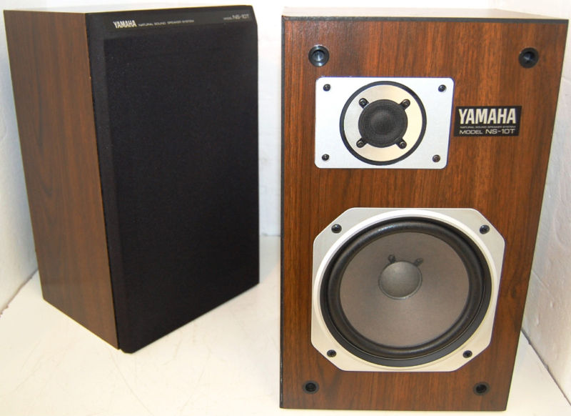 Rewind Audio: 2 YAMAHA NS 10T 10 T Bookshelf Studio Monitor Speakers