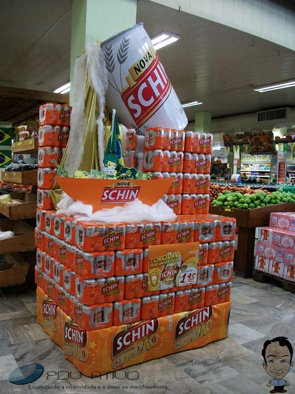 Ação de merchandising Nova Schin ~ PDV Ativo
