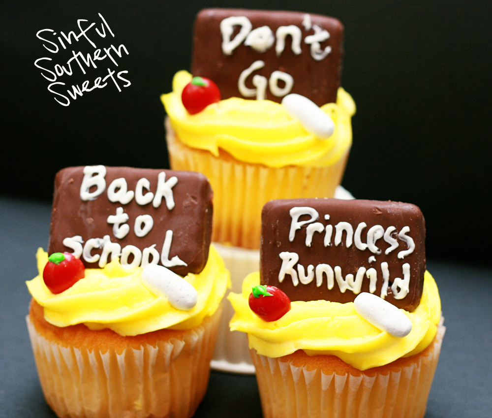 Sinful Southern Sweets: Back to School Cupcakes