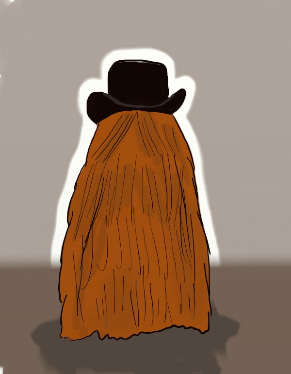 The Art of John Fisher: Cousin It from the Addams family