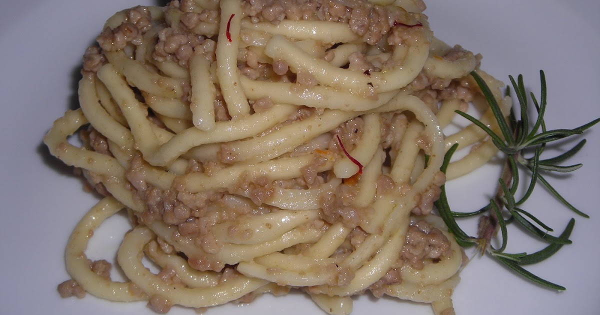 La mia vita tra la carne: Pici al Ragù Bianco d'Agnello al Profumo di ...