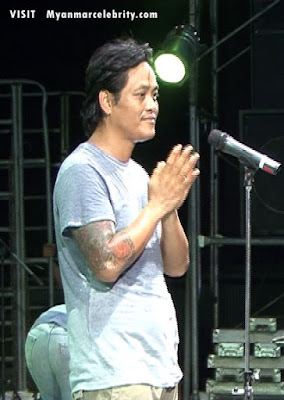 Myanmar Famous Rocker, Lay Phyu and Iron Cross Music Band