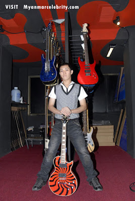 Myanmar Popular Singer, Sin Pauk's Fashion with Guitars