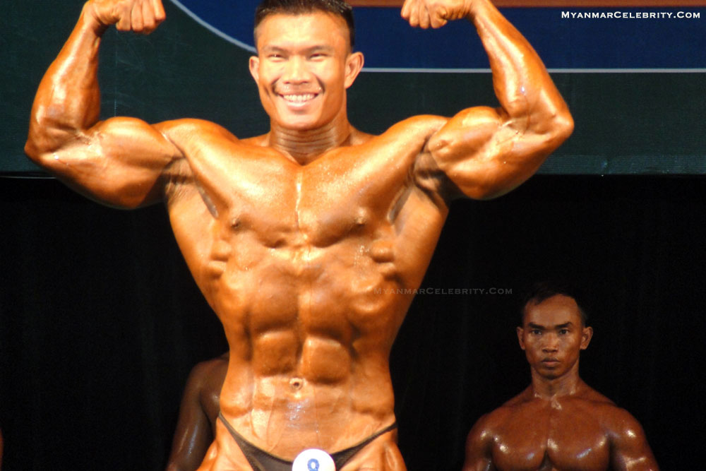 Myanmar Body Builders @ Physical Strength & Beauty Contest 2011, Yangon