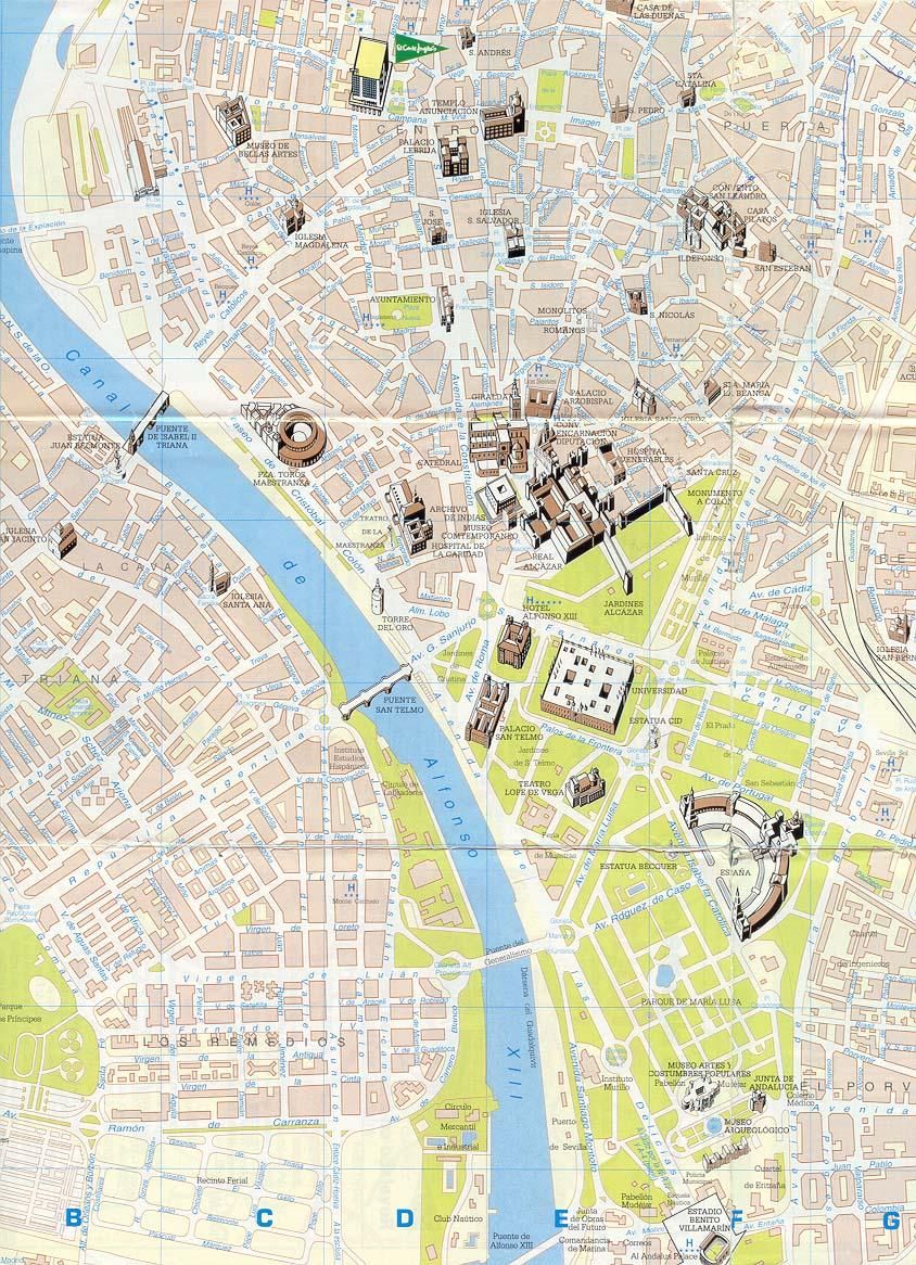 Historia y Geografía: LA CIUDAD. Comentario del Plano Urbano