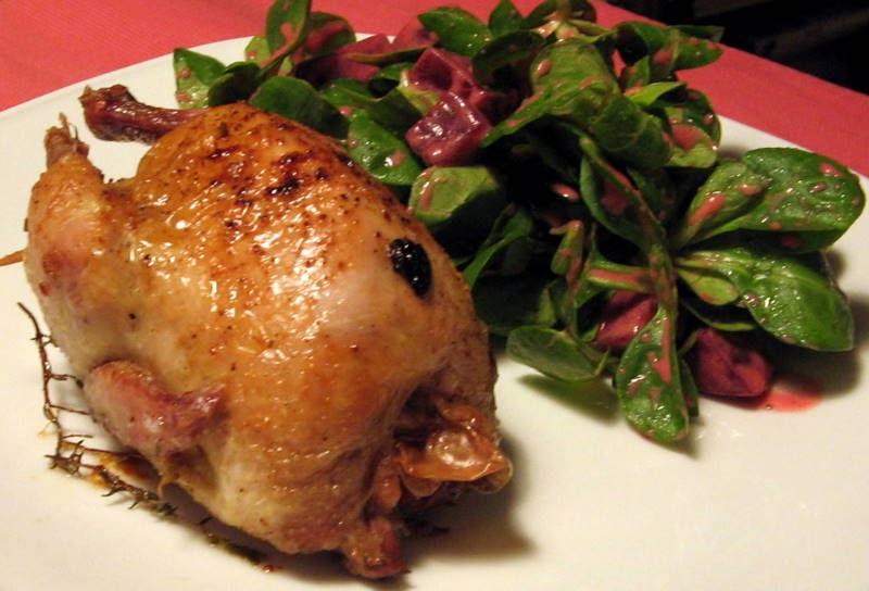 Bolli's Kitchen: Caille rotie - Gebratene Wachtel