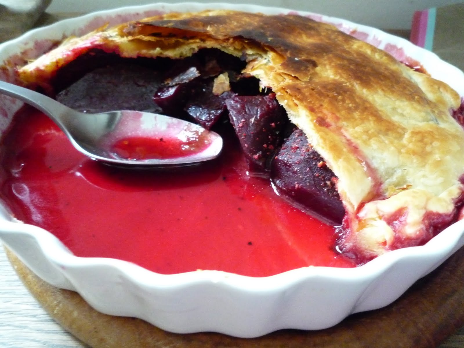 Bolli's Kitchen: Rote Beete Tarte Tatin aux betteraves rouges