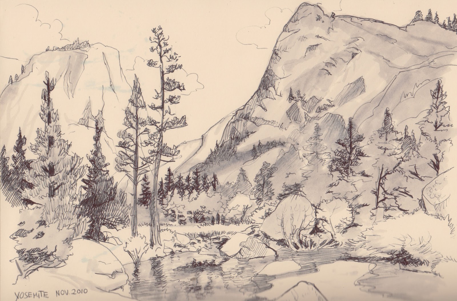 Control Z: Yosemite sketch