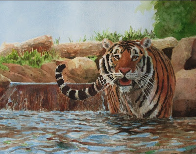 Tom Ricks Art: Tiger Print