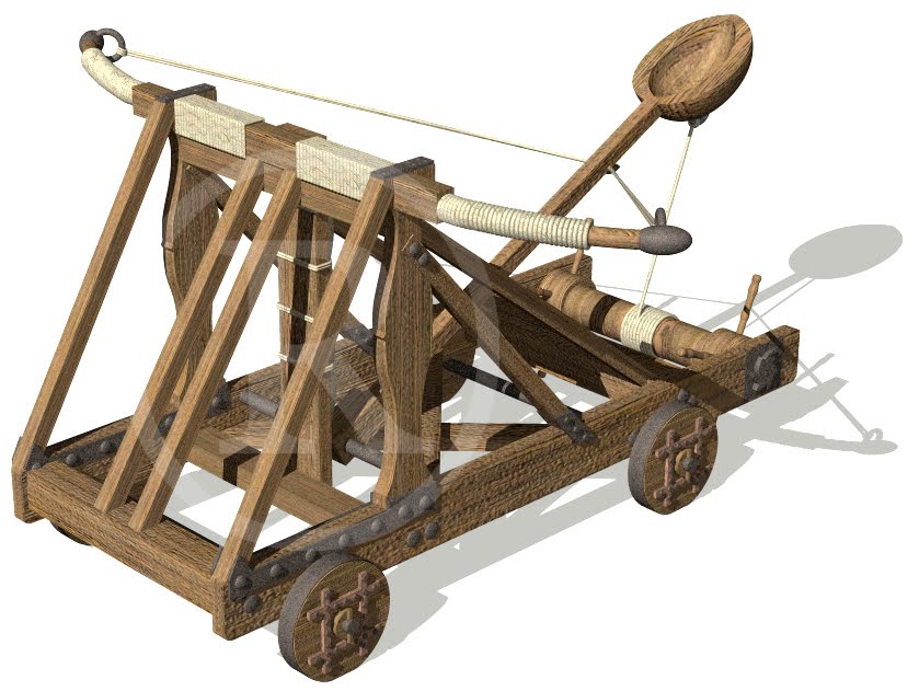 Manualidades infantiles: CATAPULTA DE MADERA