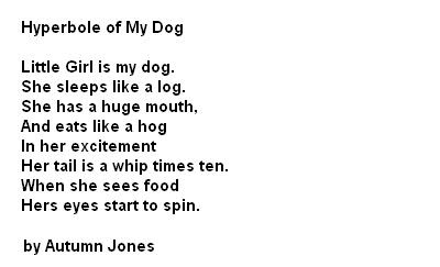 Hyperbole Poems For Kids