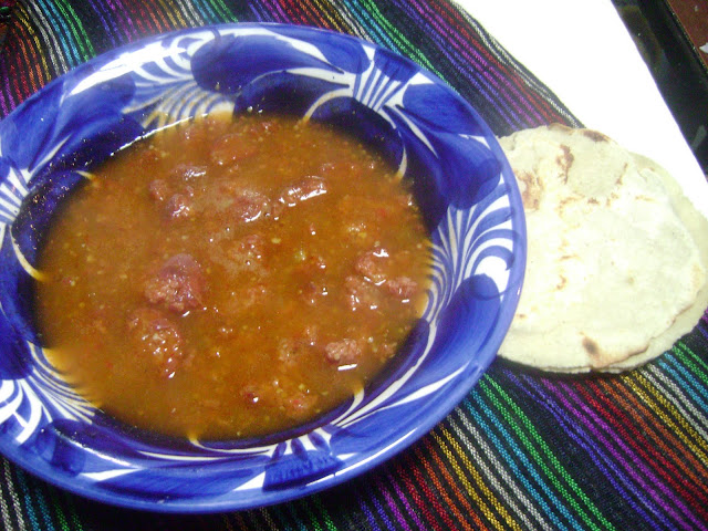 Chilito de Chorizo {Chorizo Chili} - La Cocina de Leslie