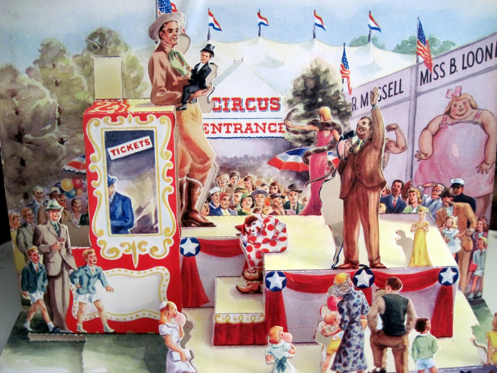 Tracy's Toys (and Some Other Stuff): Vintage Circus & Sideshow Pop-Up Book