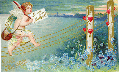 Tracy's Toys (and Some Other Stuff): Cupid Uses the Telegraph Lines