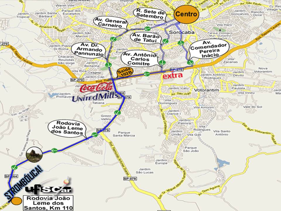 Música na Cidade: Como chegar na UFSCar Sorocaba