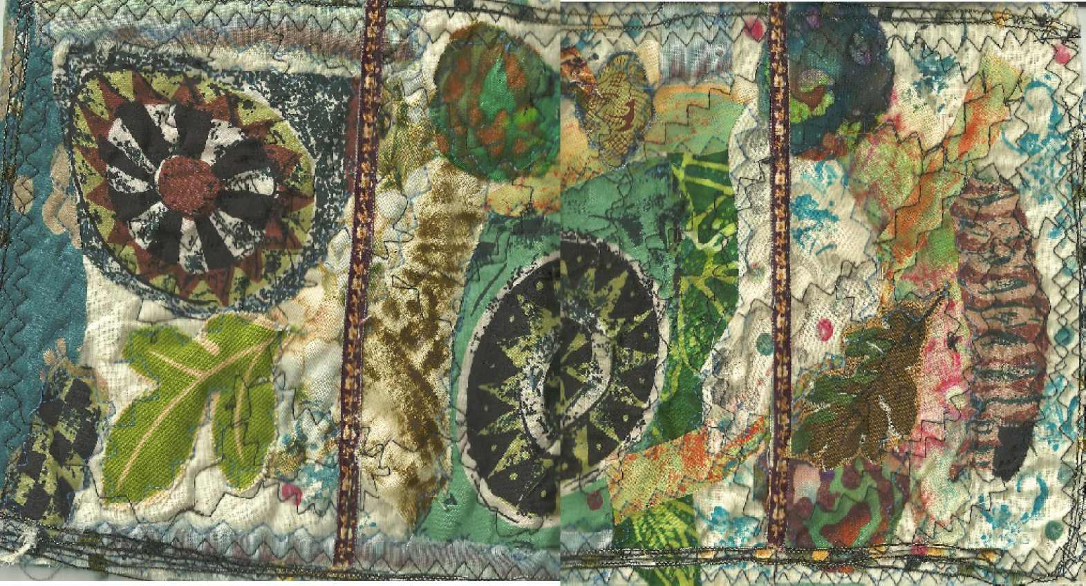 Emelie's Art of Heart: Fabric Collage Book, and other