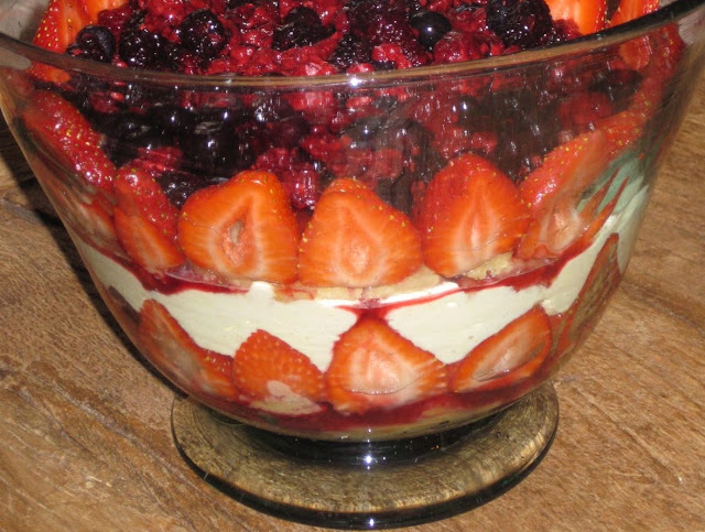 Flavors of the Sun: Recipe: English Berry Trifle with Cointreau