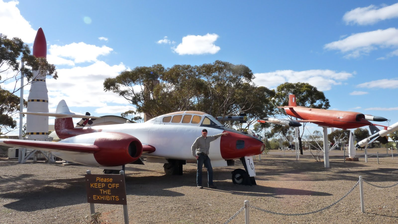 Garry and Rani Appleby: Woomera Missle Park, Woomera, SA